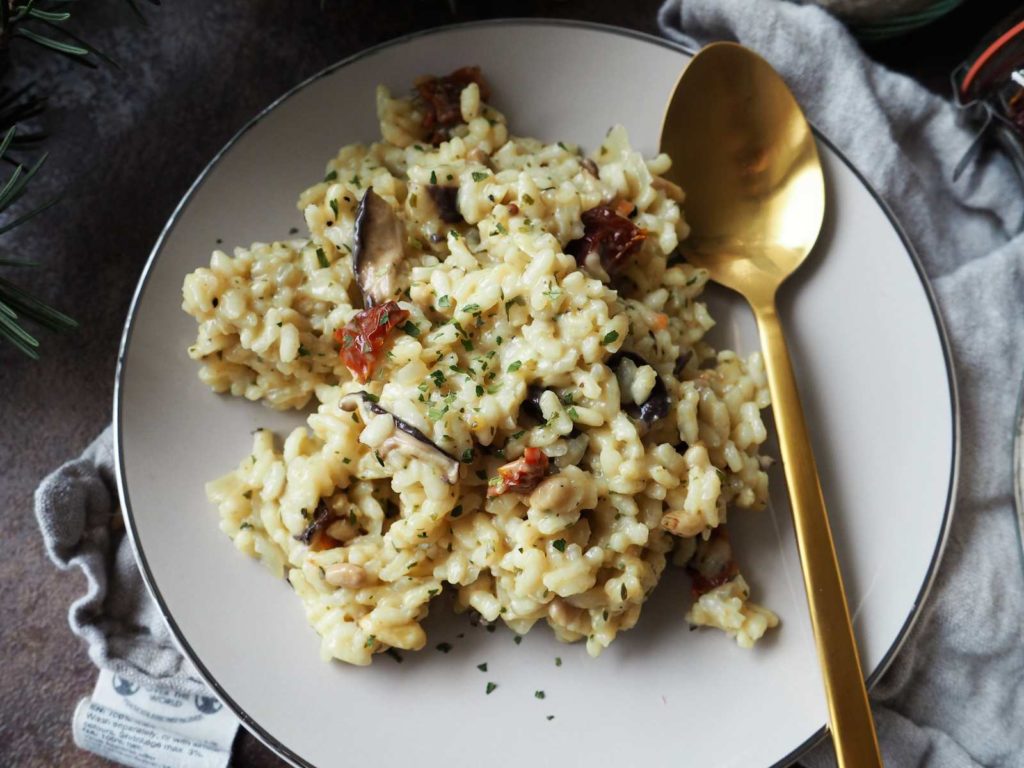 Geschenkidee: Selbstgemachter Risotto-Mix • Grüner Zucker